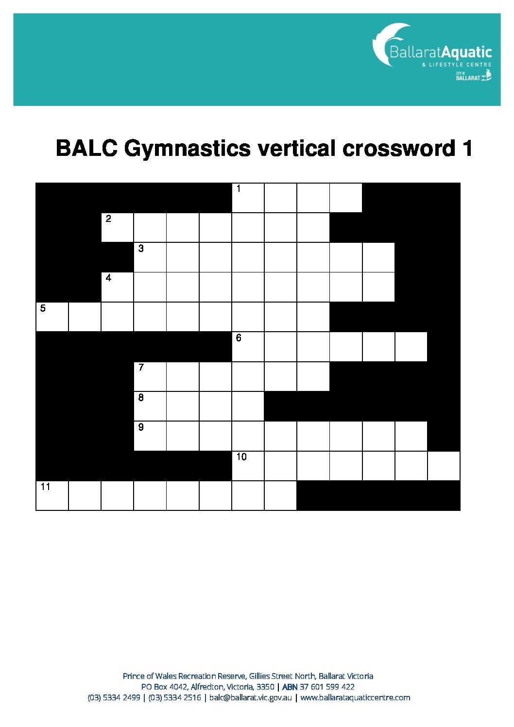 gymnastics-vertical-crossword-1 - Ballarat Aquatic & Lifestyle Centre